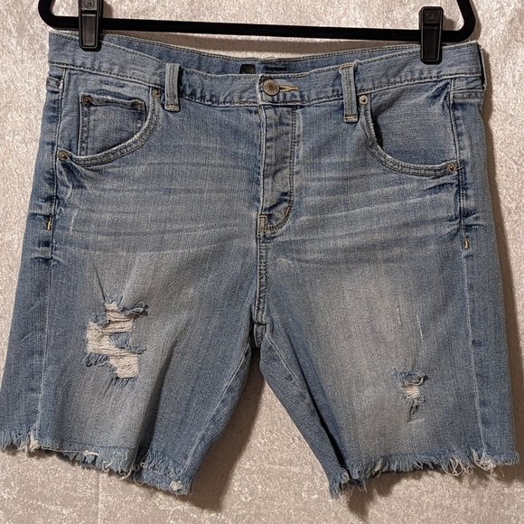 Mossimo Supply Co. | Shorts | Mossimo Distressed Button Fly Boyfriend ...